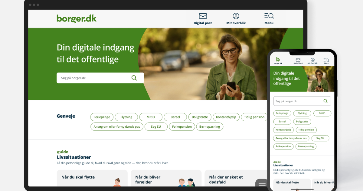 Borger.dk får ny forside: Det skal være lettere at finde det, du søger